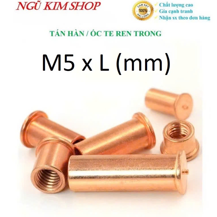 ECU HÀN _ TÁN HÀN _ ỐC TE REN TRONG M5 x L | Shopee Việt Nam
