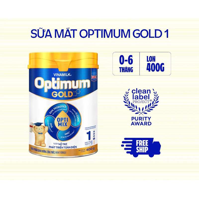 Sữa Bột Optimum Gold số 1 - Hộp 400g | Shopee Việt Nam