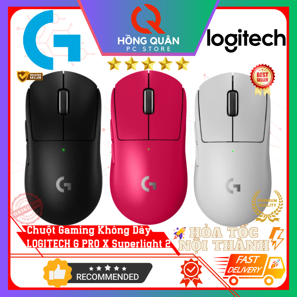 Chuột Gaming Không Dây Logitech G Pro X Superlight 2 (63g/ 32000DPI ...