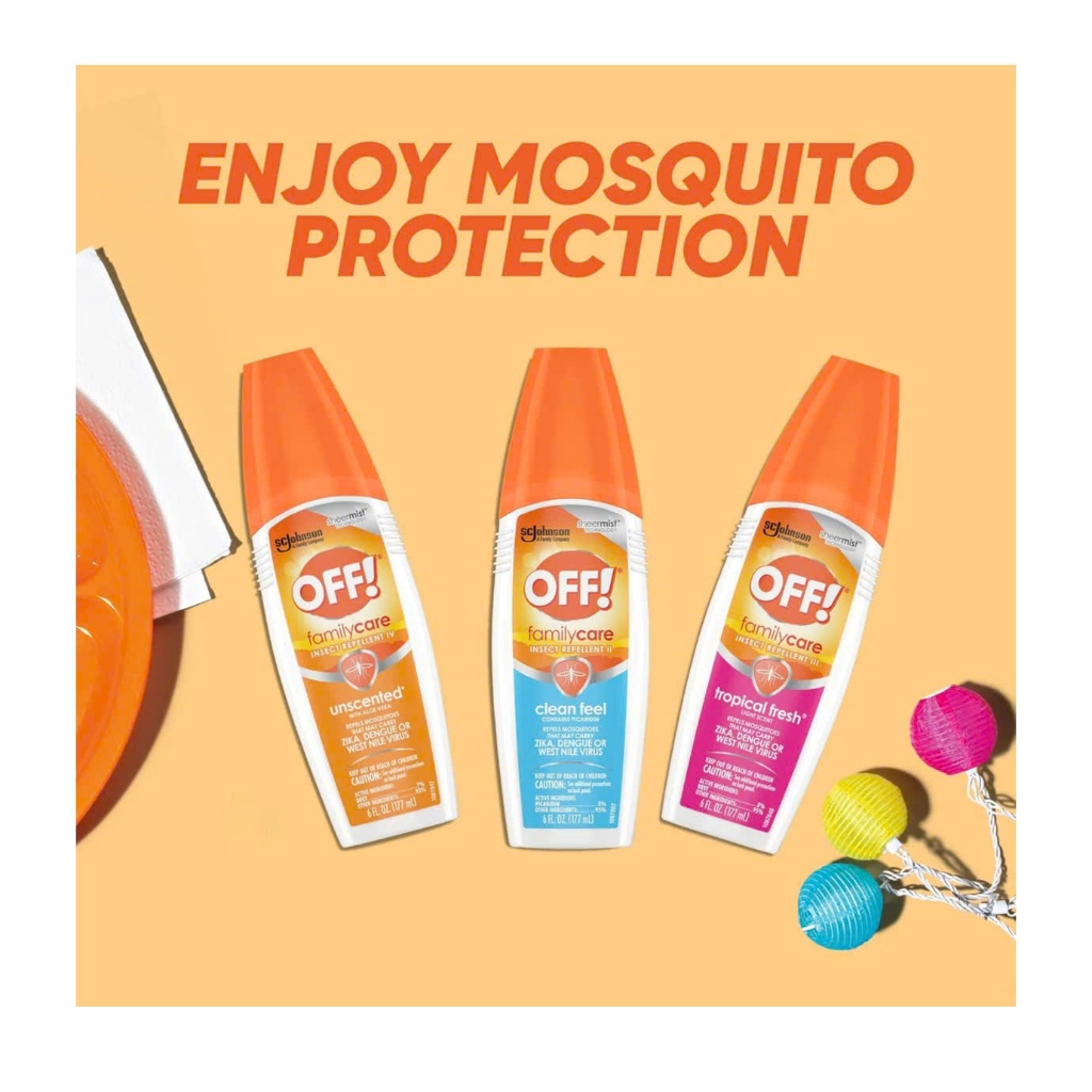 [hàng CANADA] Xịt chống muối OFF! FamilyCare Insect Repellent IV ...