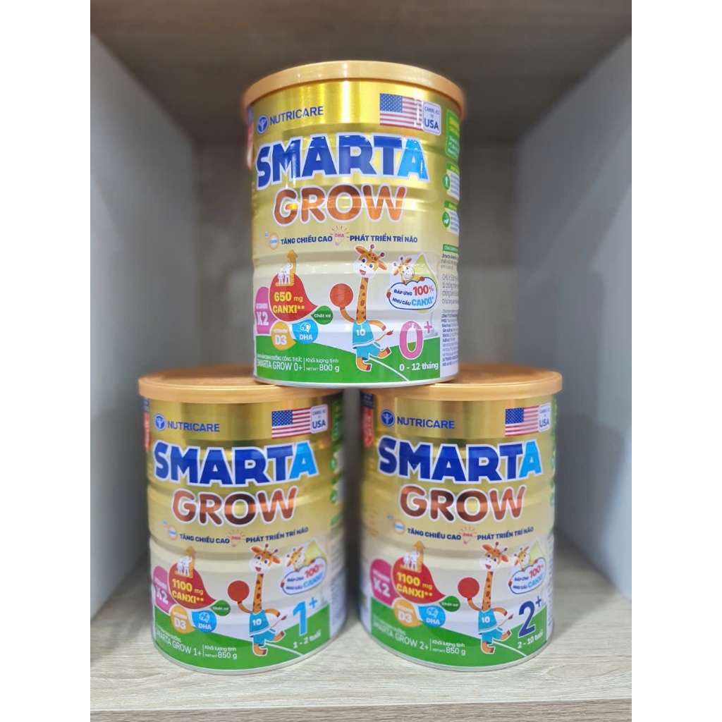 Sữa Smarta Grow 0+, 1+, 2+ (Phát triển chiều cao) | Shopee Việt Nam