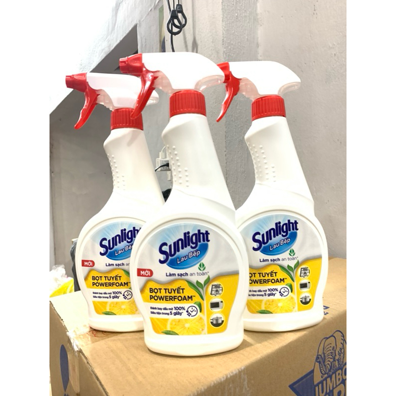 Nước Xịt Sunlight Lau Bếp Bọt Tuyết POWERFOAM - Chai 500ML | Shopee Việt Nam
