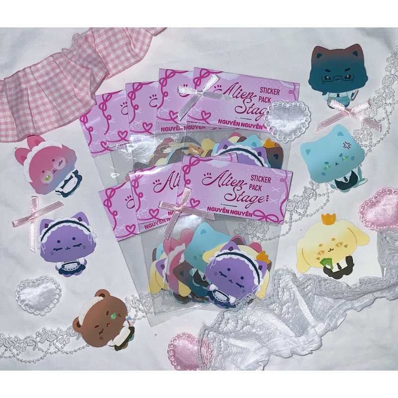 ALIEN STAGE - Sticker pack động vật dễ thương | Shopee Việt Nam