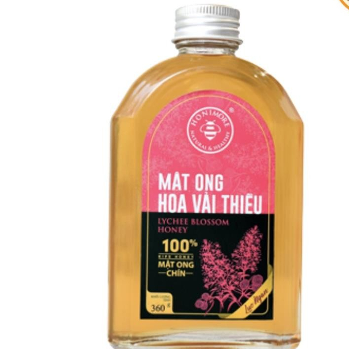 Mật ong Honimore nguyên chất Hoa Vải Thiều - 100% Mật ong chín chai 360g | Shopee Việt Nam