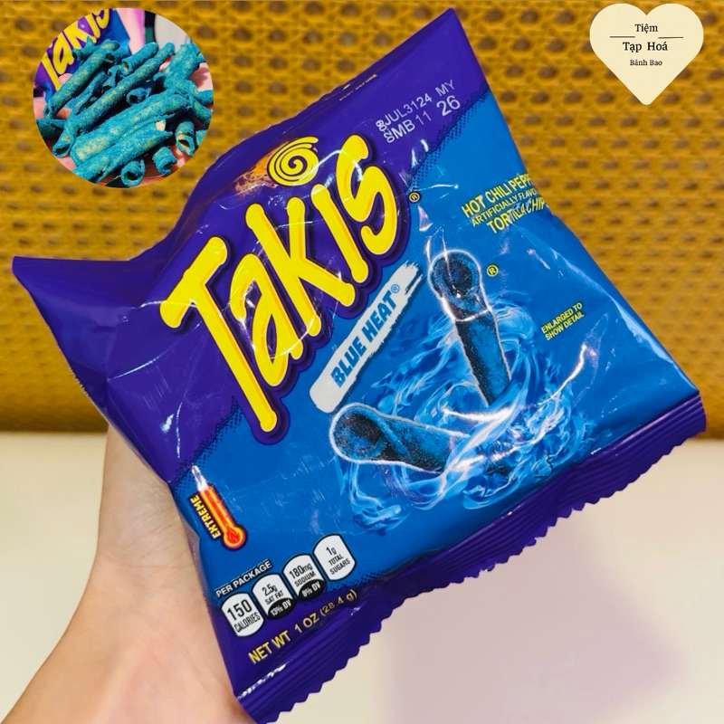 BÁNH Takis Blue Heat Rolled Tortilla Chips Size 28,4g 🇺🇸 | Shopee Việt Nam