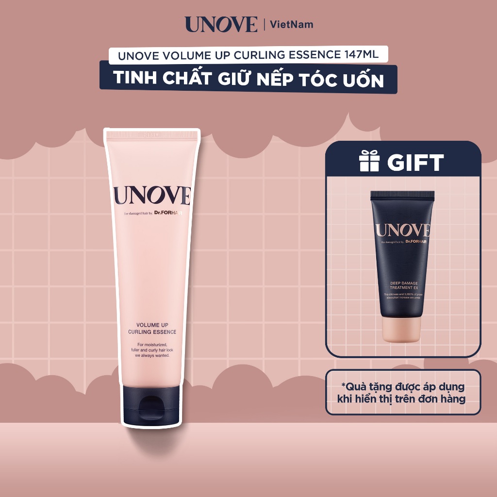 Tinh chất giữ nếp tóc Hàn Quốc cao cấp UNOVE Volume Up Curling Essence 147ml | Shopee Việt Nam