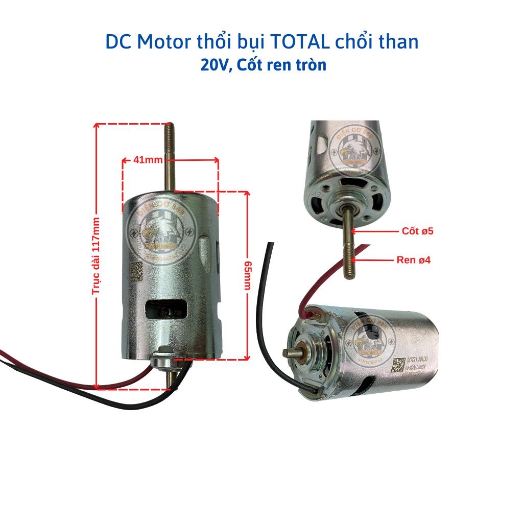 DC Motor thổi bụi TOTAL và INGCO 20V | Shopee Việt Nam