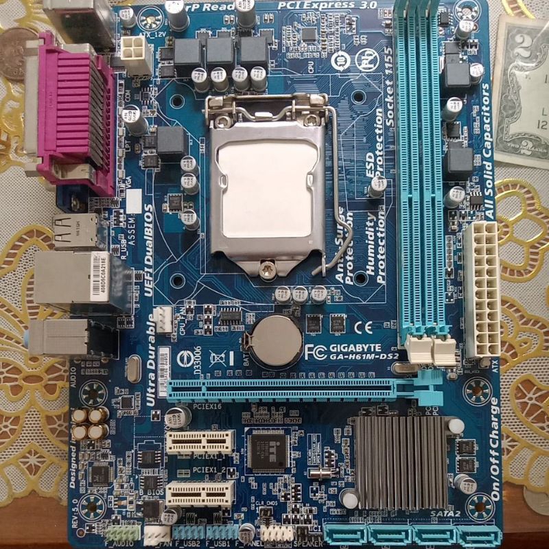 Mạch (MAIN BOARD) GIGABYTE GA-H61M-DS2 | Shopee Việt Nam