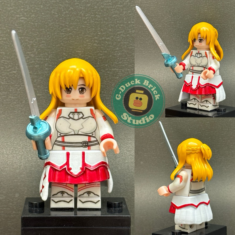 Custom minifigure: Nhân Vật Asuna trong Anime Swort art Online | Shopee ...