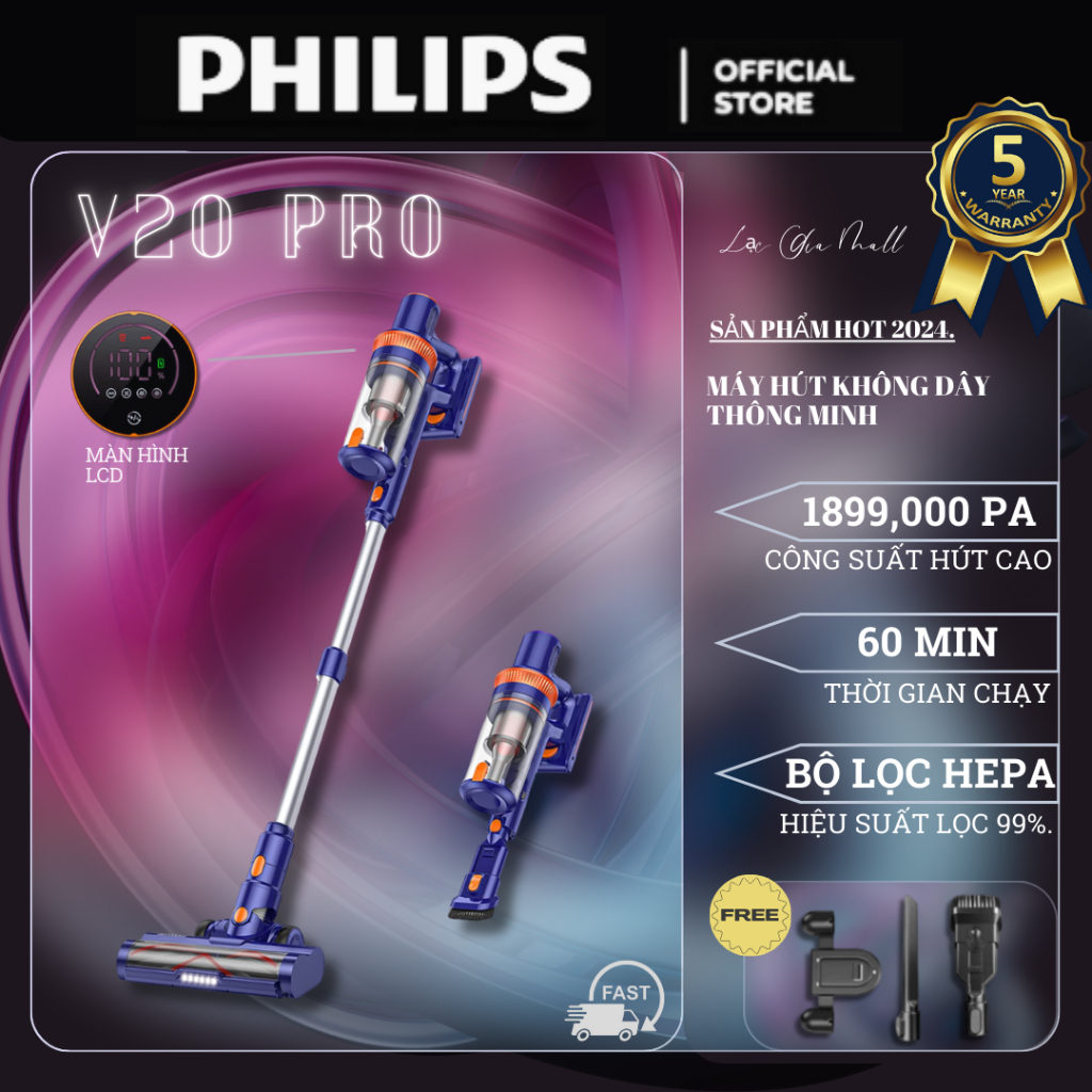 Vacuum Cleaner V10/V20 PRO Bộ Lọc Virus HEPA Giá Rẻ Máy Hút Bụi Không ...