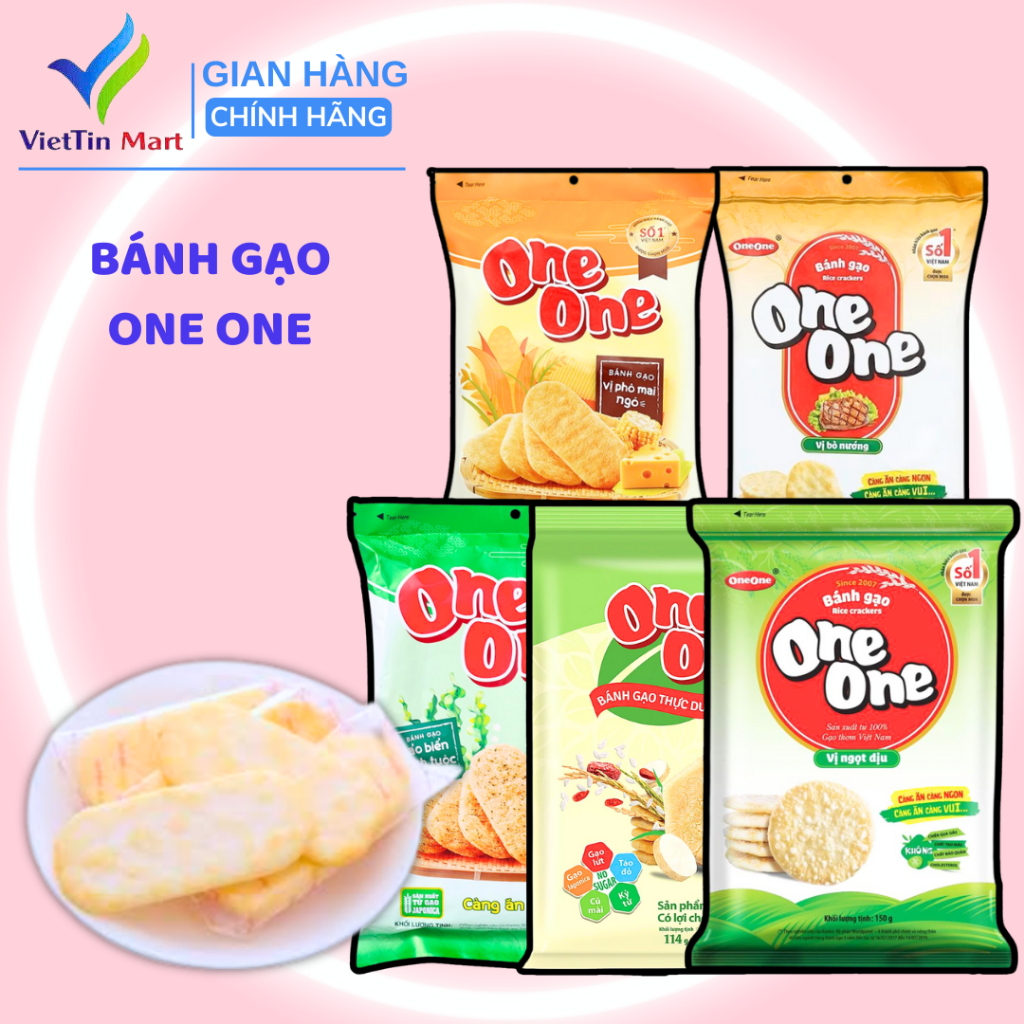 Bánh gạo nướng One One 6 vị lựa chọn | Shopee Việt Nam