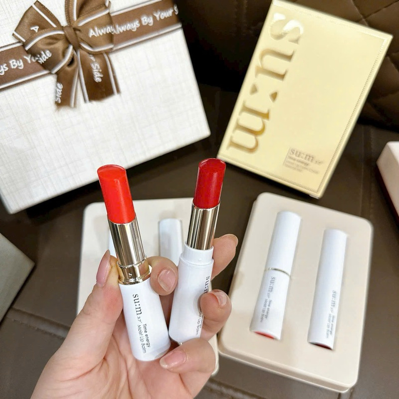 SET 2 Thỏi Son Sum 𝐒𝐞𝐭 𝐬𝐨𝐧 𝐝𝐮̛𝐨̛̃𝐧𝐠 𝐦𝐨̂𝐢 𝐒𝐔:𝐌 𝟑𝟕 𝐓𝐢𝐦𝐞 𝐄𝐧𝐞𝐫𝐠𝐲 𝐌𝐨𝐢𝐬𝐭 𝐋𝐢𝐩 ...