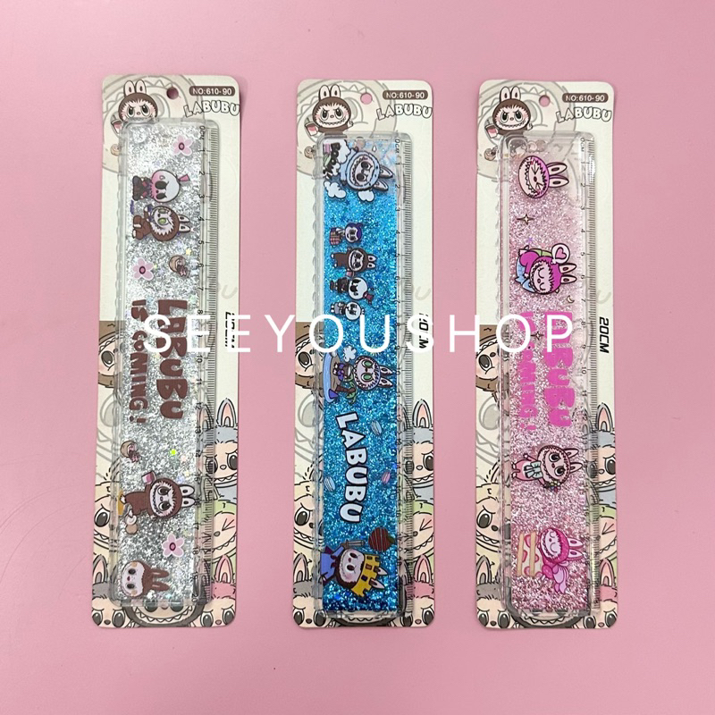 Thước Kẻ Capybara baby three BB3 Labubu Gấp Gọn 30cm 20cm Nước Kim ...