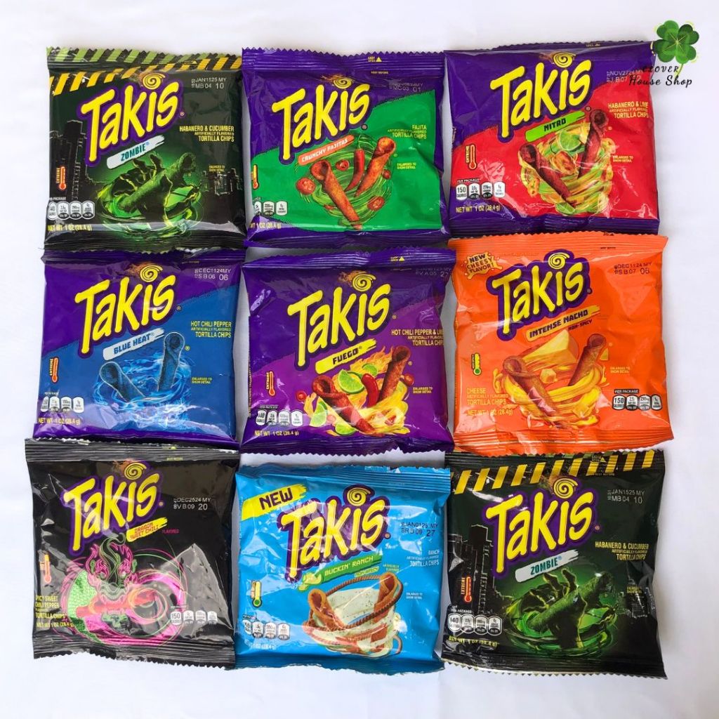 [Auth Mỹ] Bánh snack nướng cay - Takis Rolled Tortilla Chips 28,4g các ...