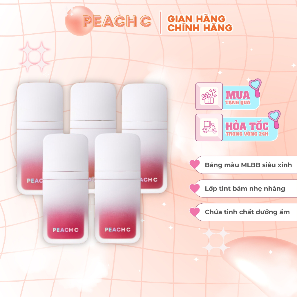 Son kem PEACH C Blurry Filter Tint Lì ( Đủ 5 màu ) - Lên Màu Cực Chuẩn ...