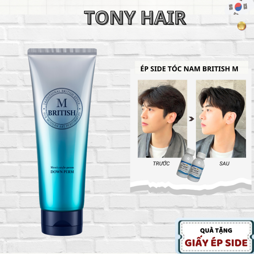 Ép tóc mai (ép side) chuyên nghiệp cho Nam BRITISH M Men's Style Down ...