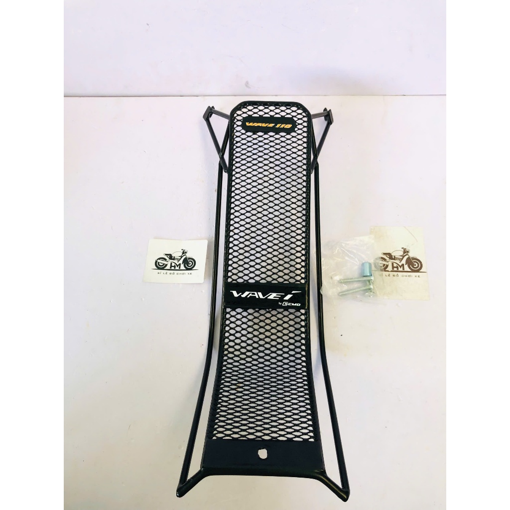 Baga xe wave 110, zx, wave nhỏ dạng lưới nhựa đen form thái lan ...