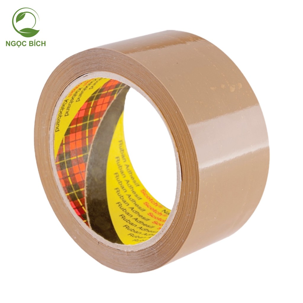 Băng keo dán thùng 3M màu vàng nâu dài 70m chắc chắn (1 cuộn) | Shopee Việt Nam