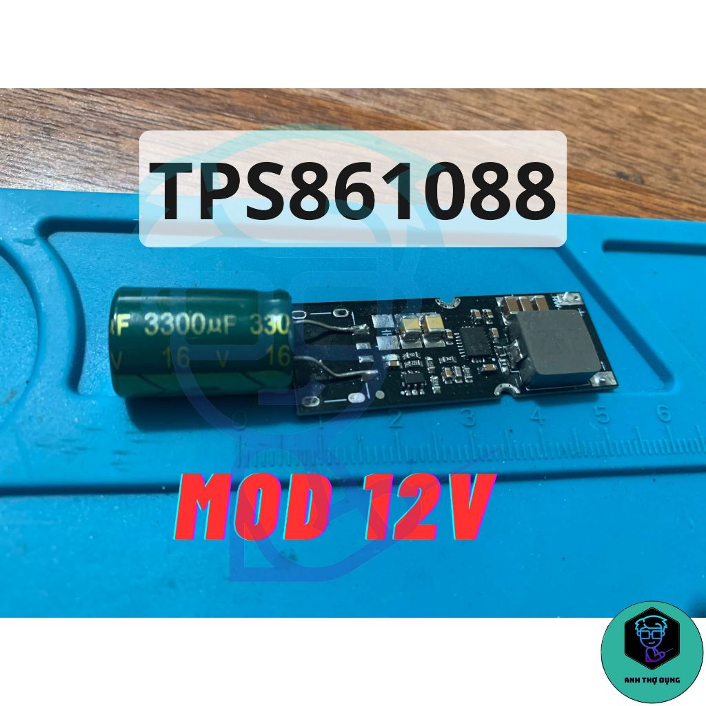 Mạch tăng áp tps61088 mod pin 1s,2s lên 12V cho ae chế loa | Shopee ...