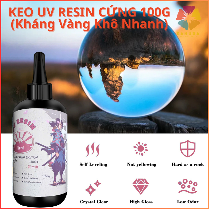 Keo UV Resin loại Cao Cấp, siêu trong, độ nhớt thấp, chống ngả vàng | Shopee Việt Nam