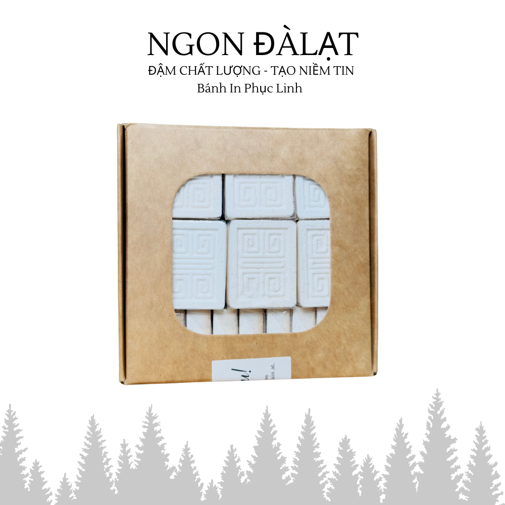 Bánh In Phục Linh Ngon Đà Lạt - 1 Hộp (36 cái) - Thơm Béo | NGON ĐÀ LẠT ...
