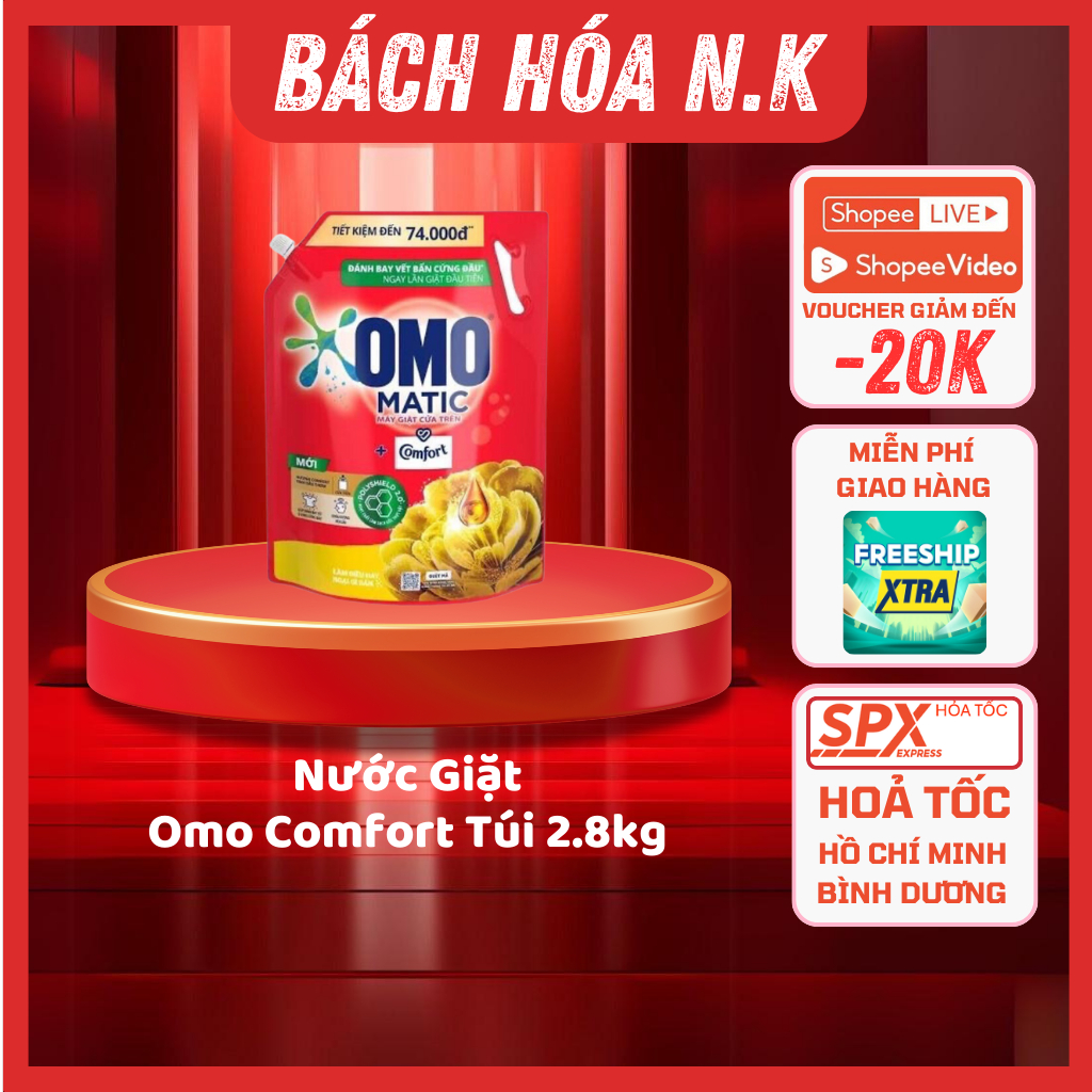 Bột Giặt/Nước Giặt Omo Comfort 5.3kg-2.8kg chính hãng Unilever Việt Nam ...