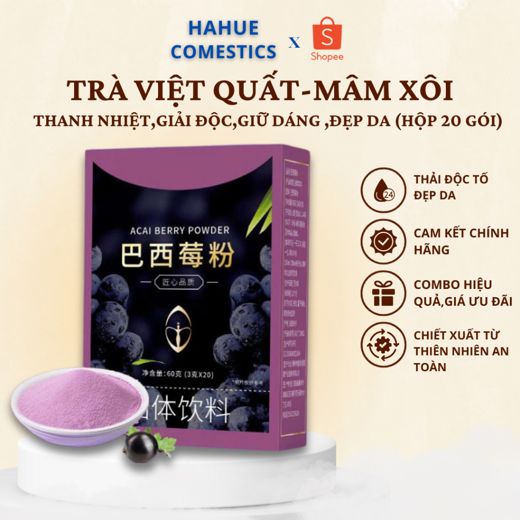 Trà Việt Quất Mâm Xôi Thanh Nhiệt Giải Độc, Mát Gan, Hỗ Trợ Giảm Mỡ Máu ...