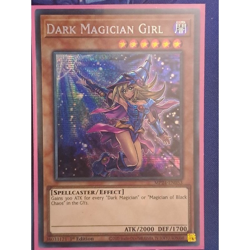 Dark Magician Girl (Alternative Art) - MP24-EN053 - Prismatic Secret Rare - 1st Edition | Shopee ...