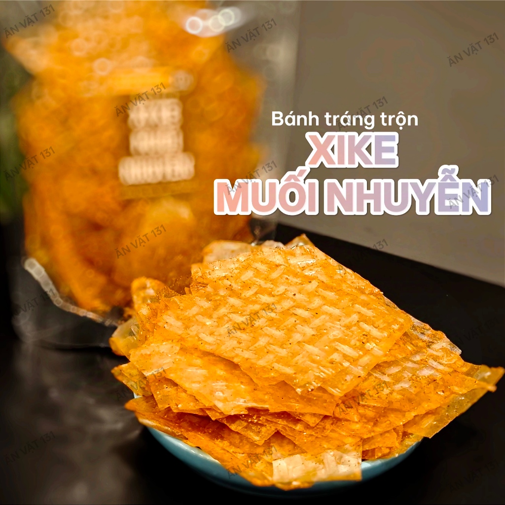 Bánh tráng xike muối nhuyễn gói 100g | Shopee Việt Nam