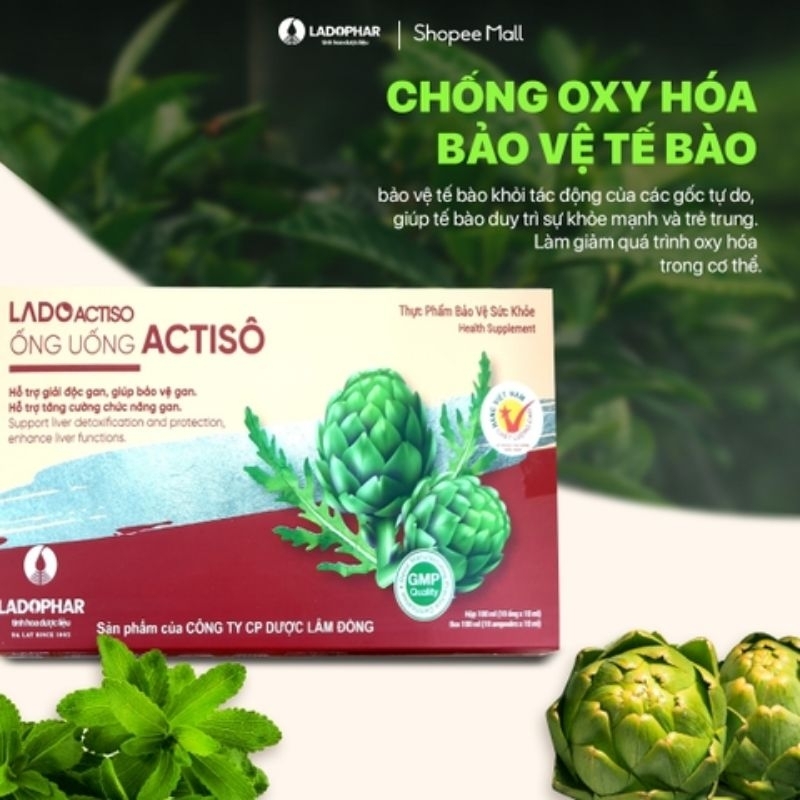 ỐNG UỐNG ATISO LADOPHAR ĐÀ LẠT | Shopee Việt Nam