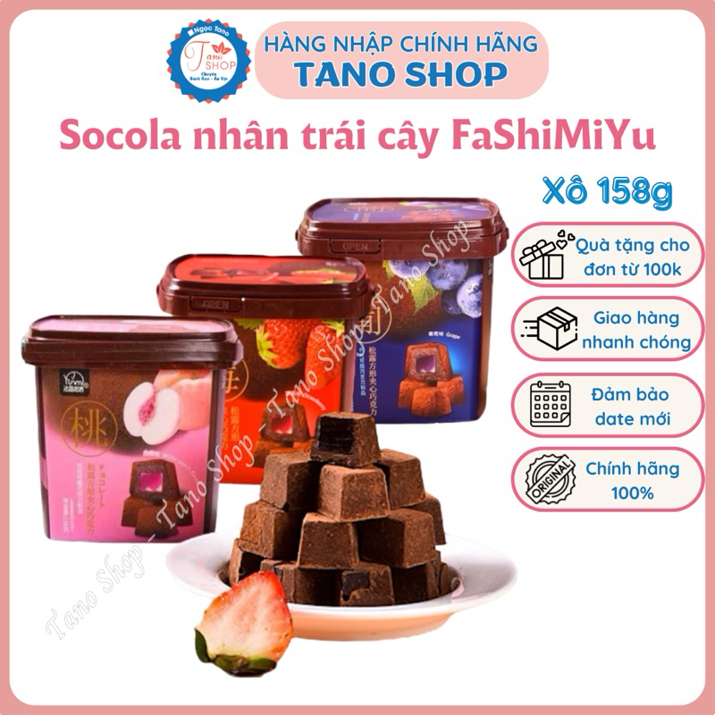 Socola tươi nama Truffle nhân trái cây FaSiMiYu 158g - Hongkong | Shopee Việt Nam