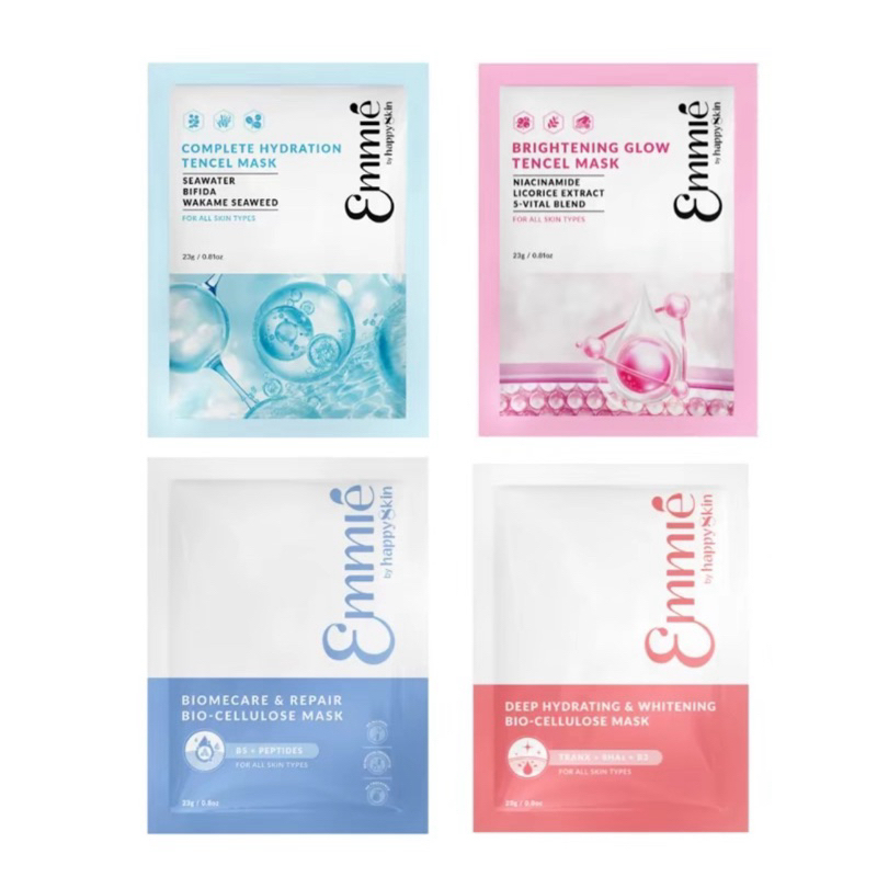 Hộp 10 miếng Mặt Nạ Sinh Học Emmié by Happy BioCell Mask, Tencal Mask ...