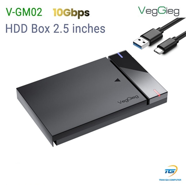 Hộp box 3.0 Sata cổng USB Type C 10Gb Veggieg V-GM02 | Shopee Việt Nam