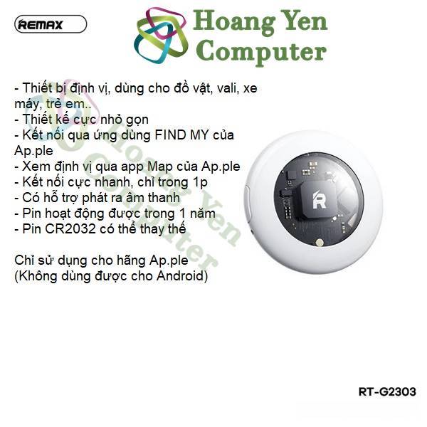 Thiết Bị Định Vị Toàn Cầu GPS Mini Remax RT-G2302, Remax RT-G2303 - Định Vị Xe, Hành Lý, Đồ Vật ...