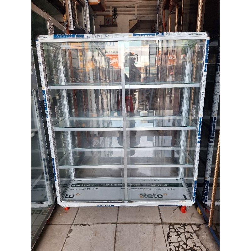 Tủ trưng bày nhôm kính kt 1m×1,2m tủ sản xuất mới 100% | Shopee Việt Nam