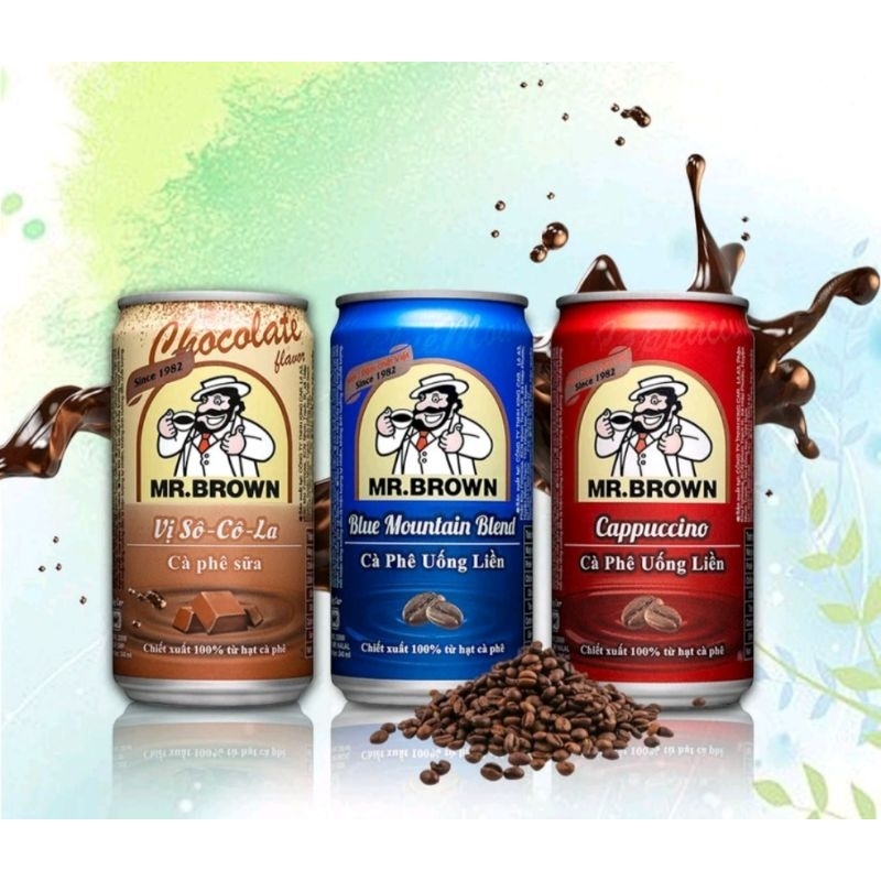 Cà phê lon Mr Brown 240ml - 1 lon | Shopee Việt Nam