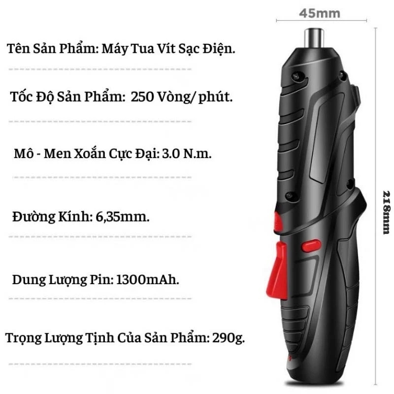 Máy Bắt Vít Cầm Tay Máy Khoan Pin Mini Bắt Vít Đa Năng Gia Dụng Thông ...