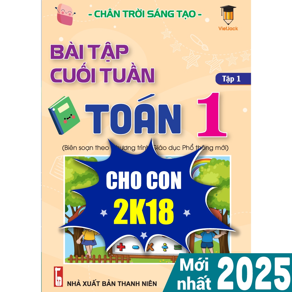 Sách - Bài tập cuối tuần Toán 1 Chân trời sáng tạo (Học kì 1) VietJack ...