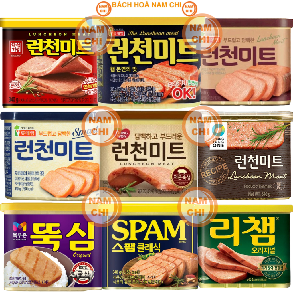 [THỊT HỘP HÀN QUỐC] Thịt Hộp SPAM DONGWON LOTTE HAM Siêu Ngon Cơm Cân ...