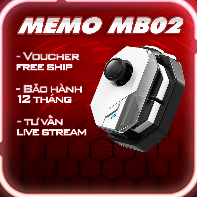 Tay cầm chơi game điện thoại MEMO MB02 joystick giúp ghìm tâm auto tap macro combo liên quân ...