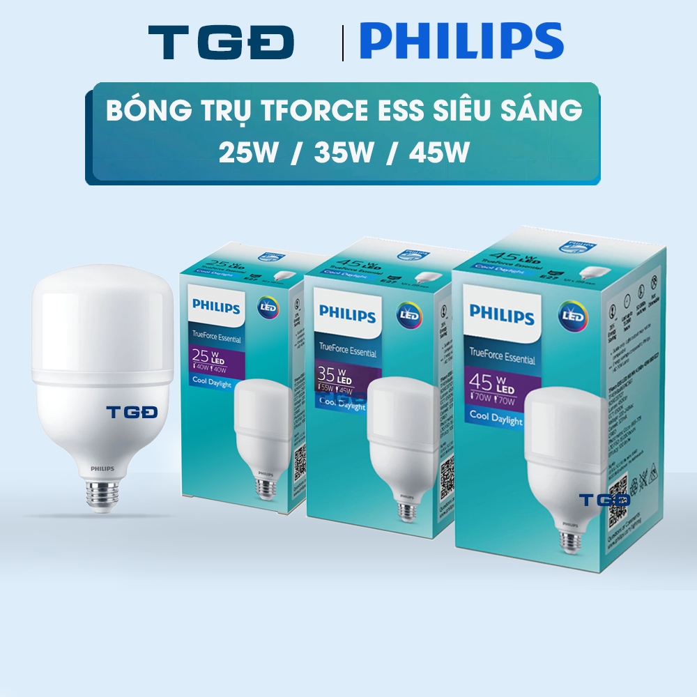 Bóng trụ Philips TForce ESS siêu sáng 25W, 35W, 45W, 50W - Ánh sáng ...