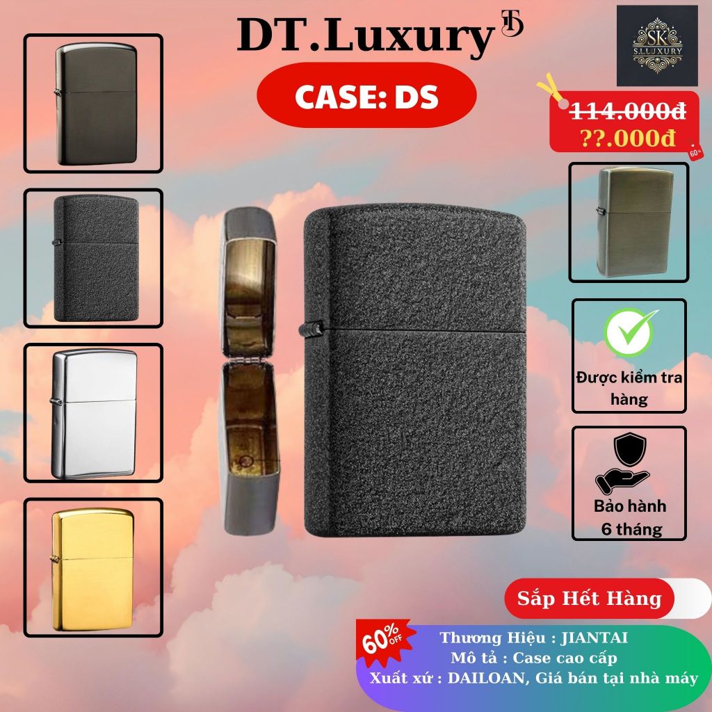 Vỏ Zippo Độc Đẹp Lạ (HH-0DS) Chất liệu Đồng Thau (Không Bao Gồm Nhiên ...