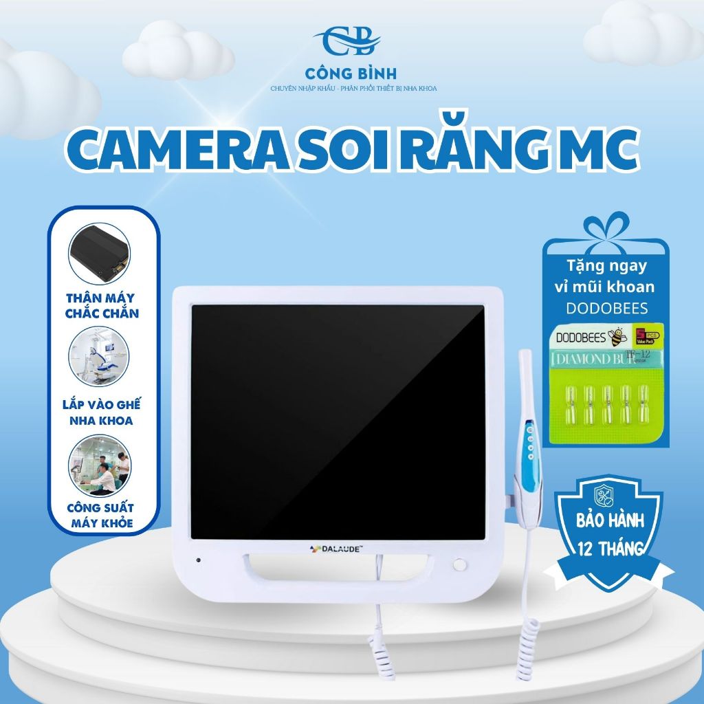 CAMERA soi răng MC cực nét, độ phân giải cao, giá đỡ chắc chắn nha khoa ...
