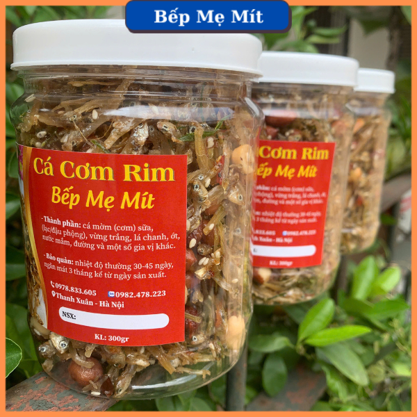 Cá Cơm Rim Tỏi Ớt Thơm Ngon Hộp 300Gr - Bếp Mẹ Mít | Shopee Việt Nam