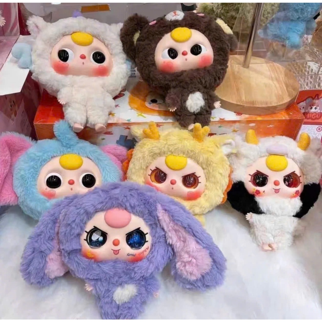 [Sẵn hỏa tốc] Chính hãng blind box Baby Three Big Head Zipper Đầu To ...