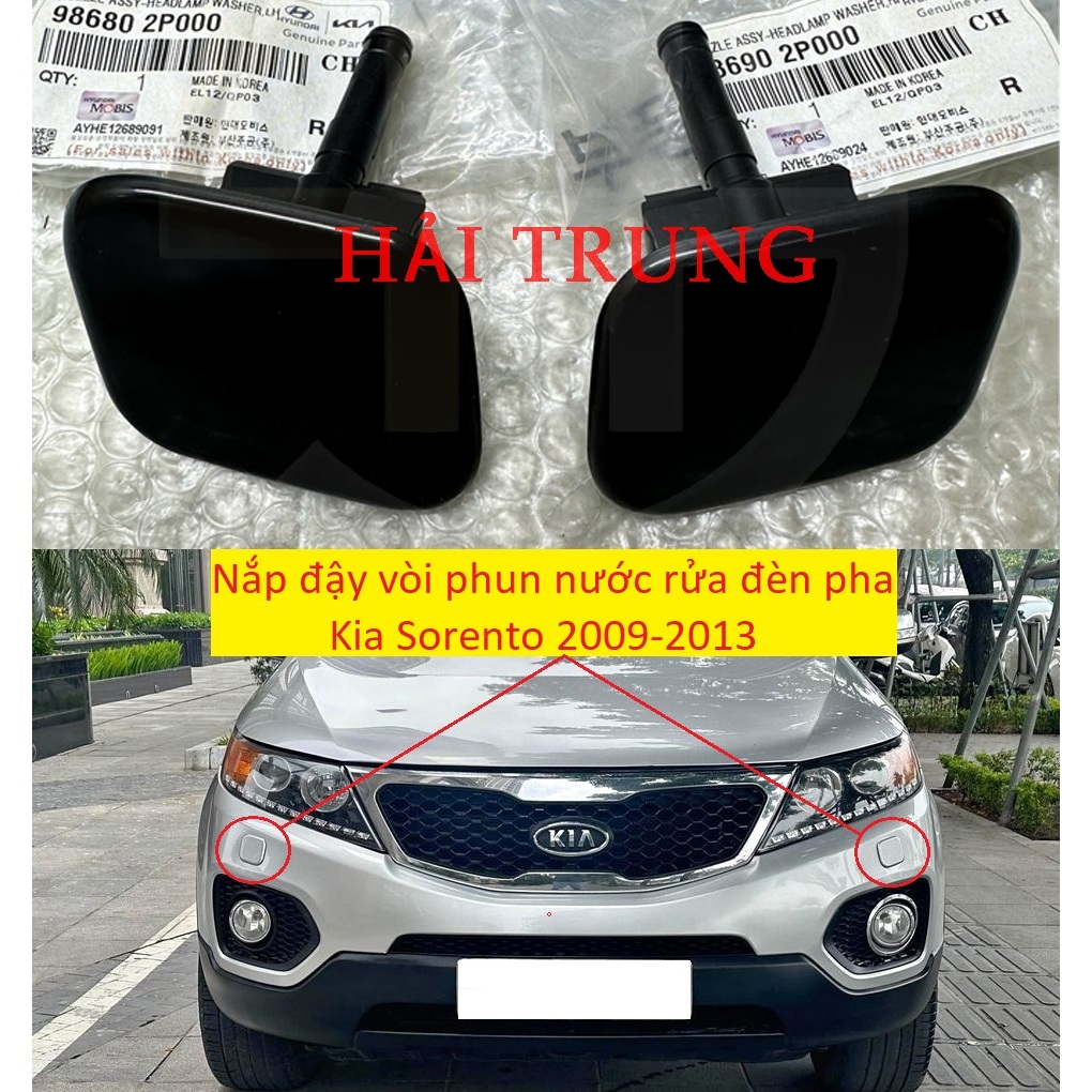 NẮP ĐẬY VÒI PHUN NƯỚC RỬA ĐÈN PHA KIA SORENTO 2009-2013 MÃ 986802P000 ...