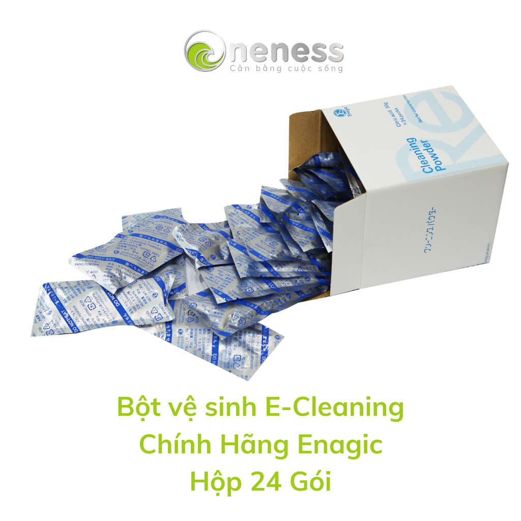 [COMBO 4 GÓI] Bột Vệ Sinh Máy Lọc Nước Kiềm Kangen LeveLuk [Chính Hãng Enagic] - E Cleaning ...