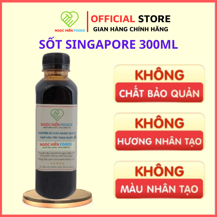 Hắc xì dầu Singapore pha chế sẵn, nấu cháo ếch Singapore và các món kho , NGỌC HIỂN FOODS, 1 ...