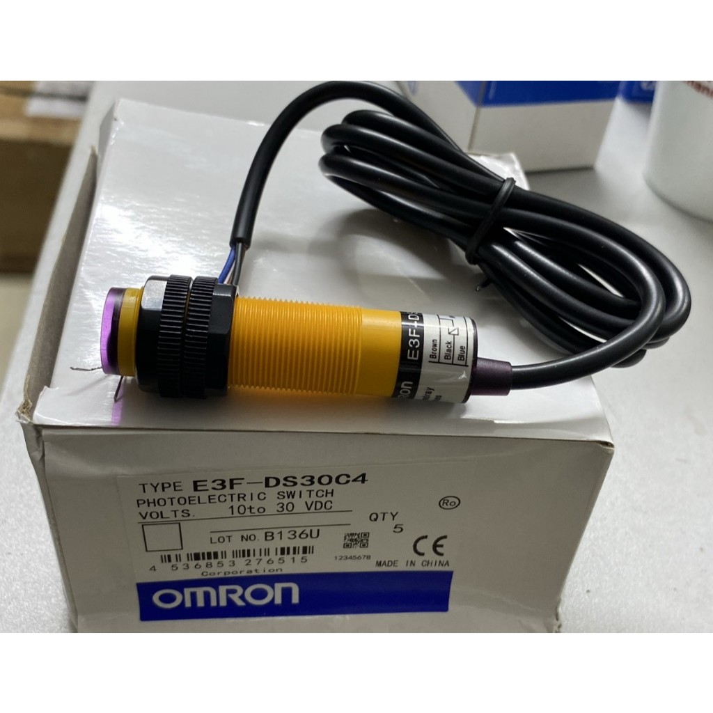 (omron) Cảm biến vật cản hồng ngoại E3F-DS30C4 NPN-NO khoảng cách 30cm | Shopee Việt Nam