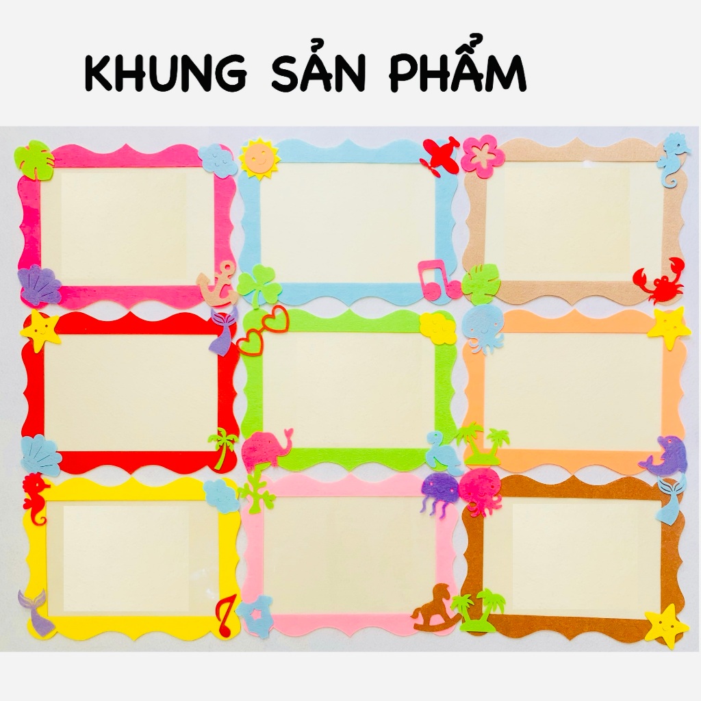 Khung Đựng Sản Phẩm - Trang Trí Mầm Non (Hình thật 100%) - Steam Mầm ...